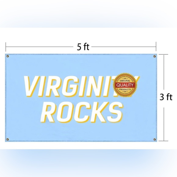 Wall Decor | 315 Flag 5x3 Virginity Rocks | Poshmark